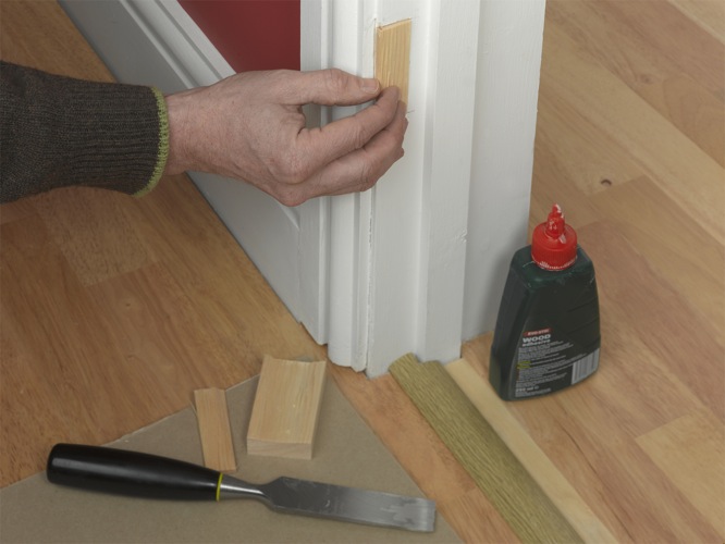 Julian Cassell's DIY Blog » Blog Archive Filling old hinge positions ...