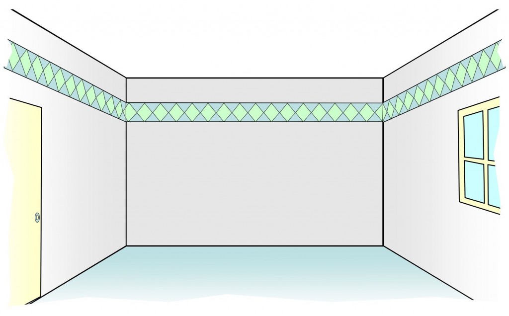 Julian Cassell's DIY Blog » Blog Archive Hanging a wallpaper border ...